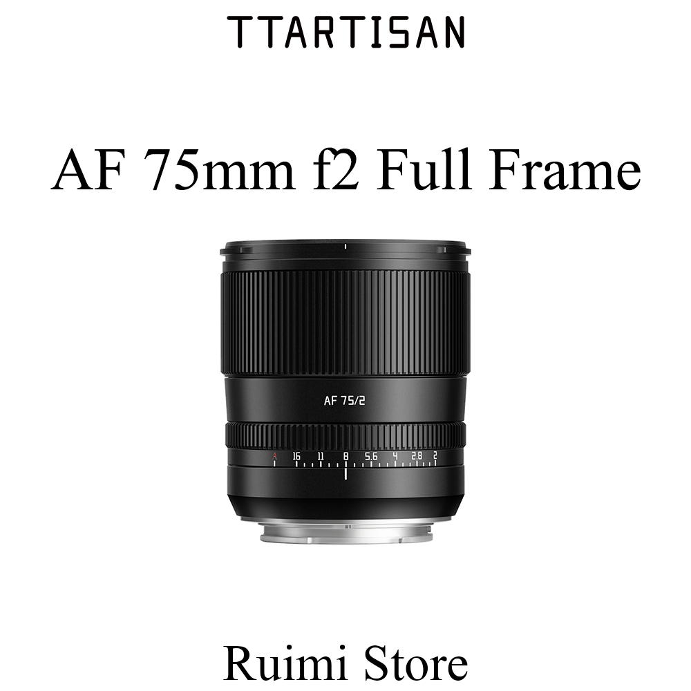 TTArtisan 75mm f2 Full Frame Auto Focus Lens for Sony E / Nikon Z Mount ...