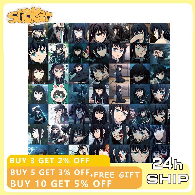 99Pcs Anime Demon Slayer Stickers Decoration Laptop Phone Notebook ...