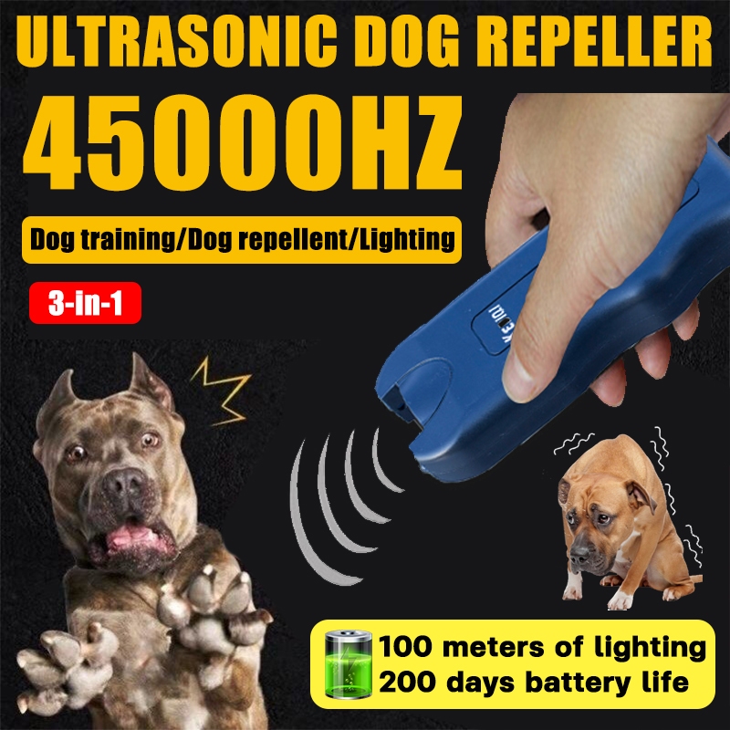【24 hours delivery】45000Hz dog repeller ultrasonic Dog Chaser Stop Aggressive Animal Attacks ...