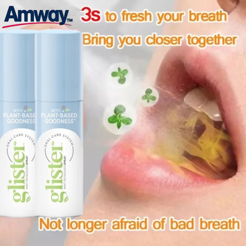 Amway Glister Mint Refresher Spray Long Lasting Breath Freshener Mint ...