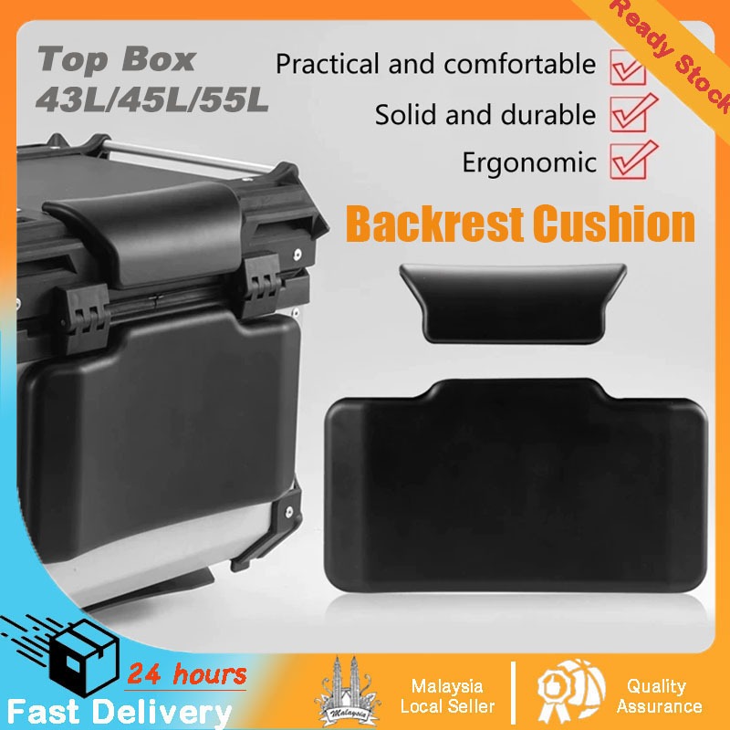 Universal Top Case Backrest Pad Top box motorcycle Top Box backrest ...