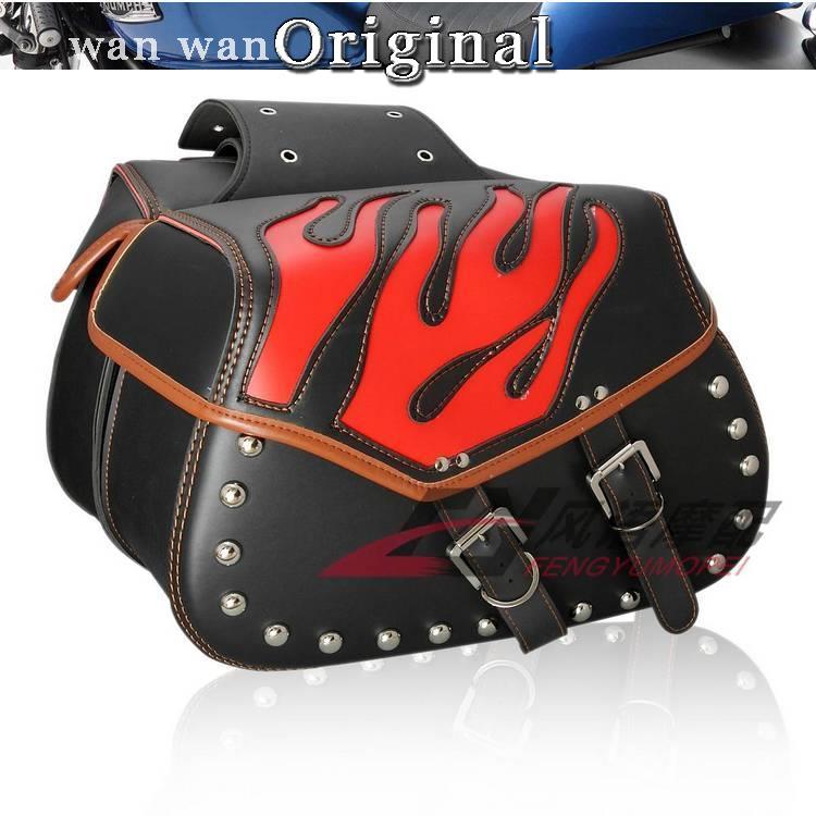 Motorcycle modified side box side bag bag Harley Lifan v16 Benda 250 ...