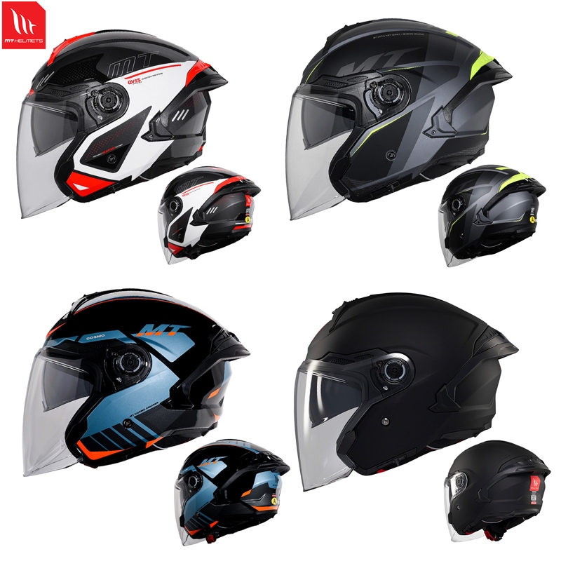 MT Cosmo SV Helmet 3/4 Helmet | Shopee Malaysia