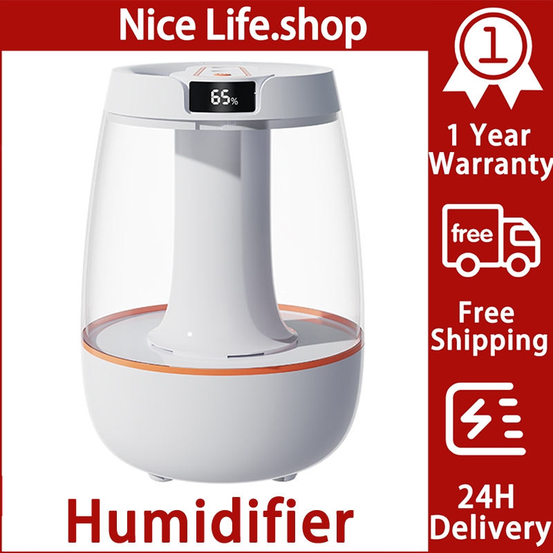 (1 Year Warranty) 3L Air Humidifier LED Humidity Display 3 Colours ...