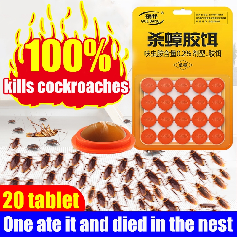 【100% kills cockroaches】Cockroach Killer Gel Bait perangkap lipas Anti ...