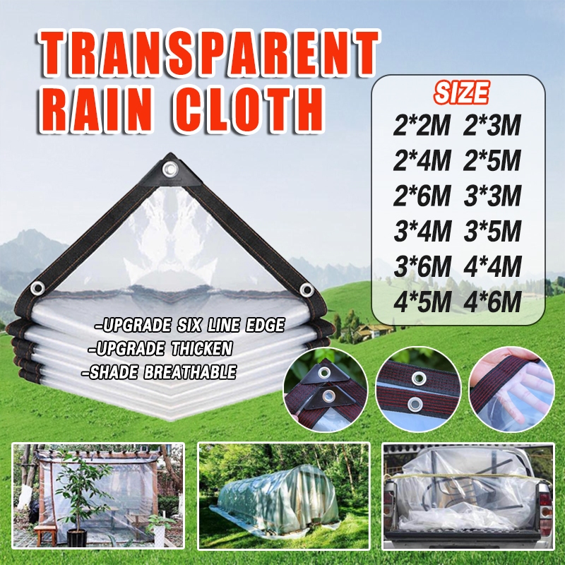 Waterproof Canvas Thickened Rainproof Cloth Film Transparent Rainproof ...