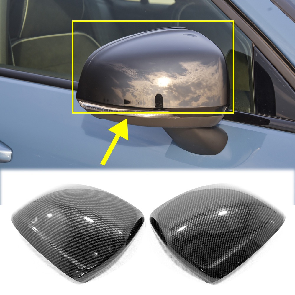 Car Door Side Rear View Mirrors Cover Trim Cap for Volvo XC40 C40 ...