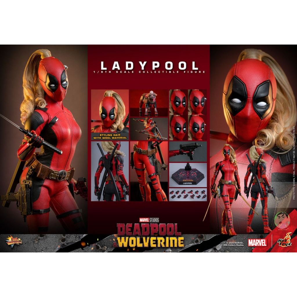 Hot Toys MMS747 Ladypool Deadpool & Wolverine 1/6th Scale Collectible ...