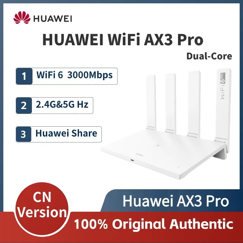 Huawei AX3 Pro new Router Wi-Fi 6+ 3000 Mbps Signal Amplifier Dual-Band ...
