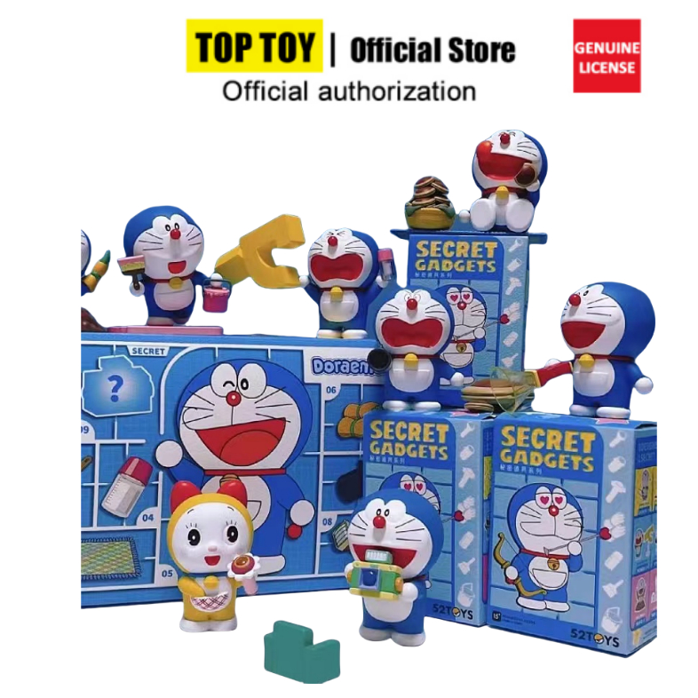 TOPTOY Miniso Doraemon Secret Props Series Blue Fatty Mystery Box ...