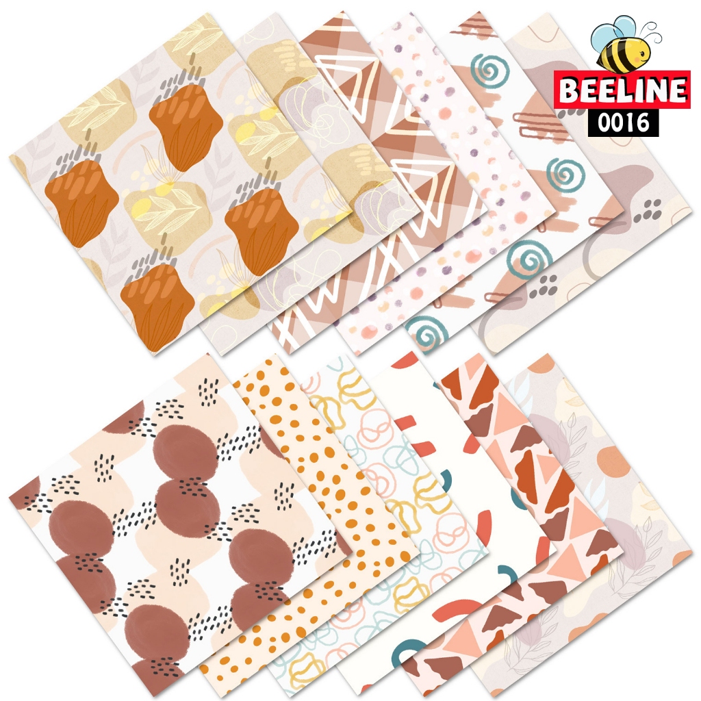 Beeline BOHO Paper 15cm Origami Scrapbook Scrap paper Line Pattern ...
