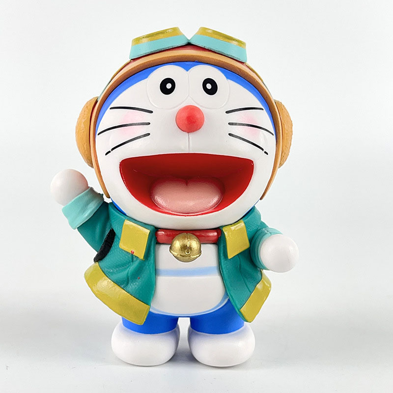 10cm Anime Doraemon Nobita Nobi Action Figurine Model Cute Cartoon Cat ...