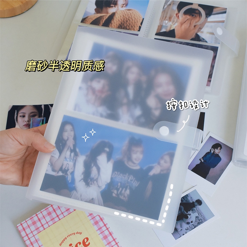 80/96/120 Pocket Card Book Photo Album 4R idol Photo Card lomo 3/4/5 ...