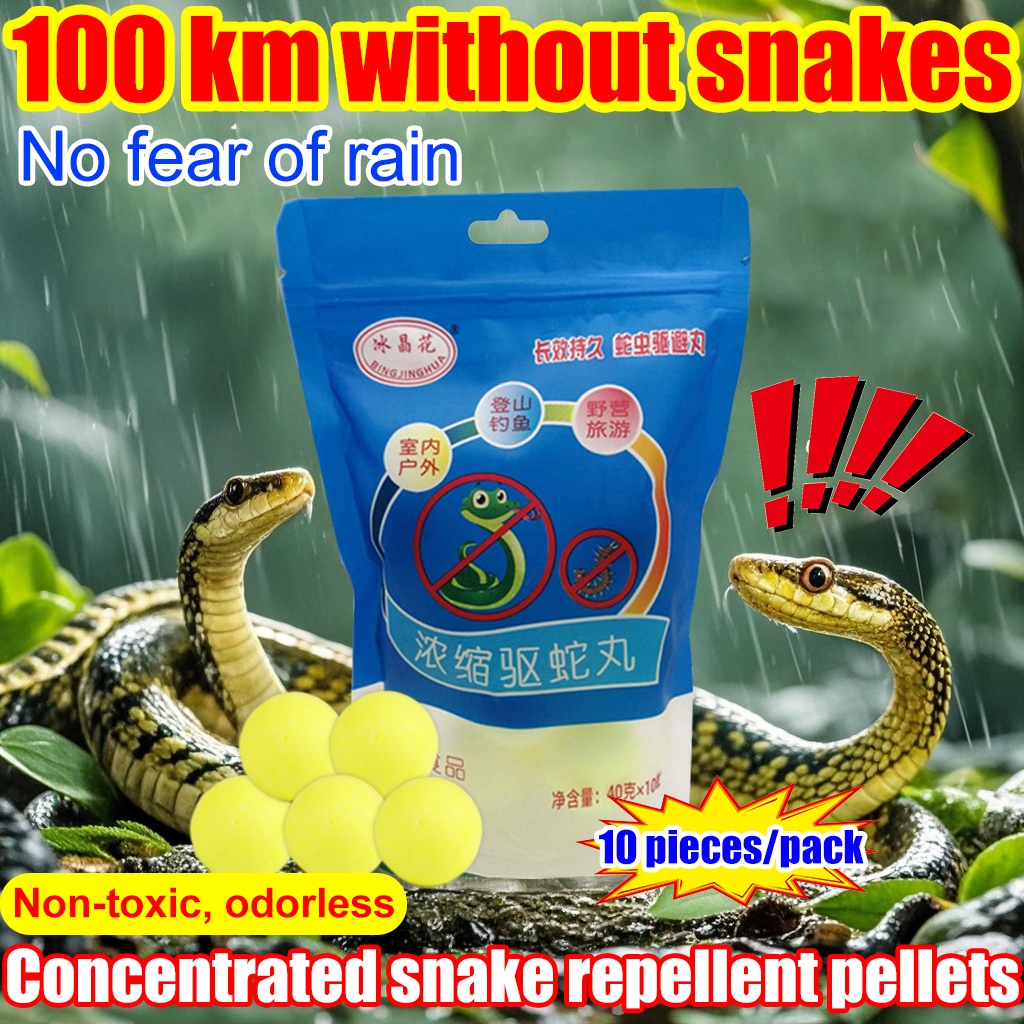 No Snakes in 50 Years Long-Acting Snake Repellent Pills 10 pellets ...