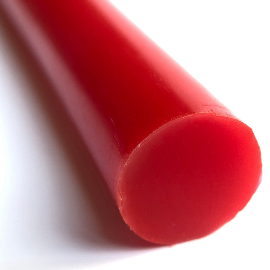 PU Round Solid Red polyurethane 50 55 60mm Large Diameter One-meter ...