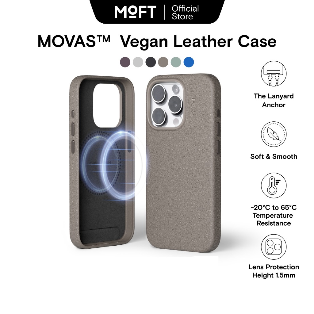 MOFT Snap on Phone Cases MOVAS™ For iPhone 15 -Magnetic Compatible ...