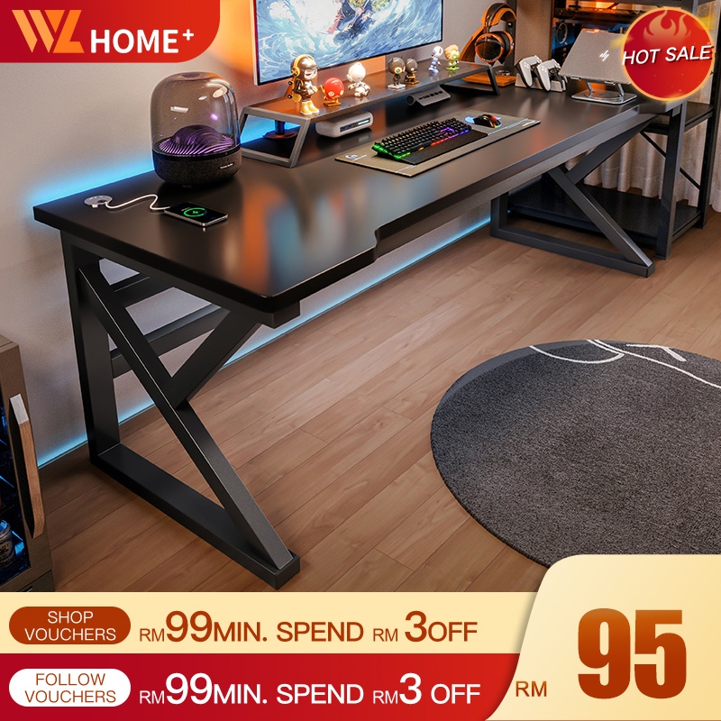 Gaming Table Meja Gaming 160CM Home Office Table Computer/PC/Study ...