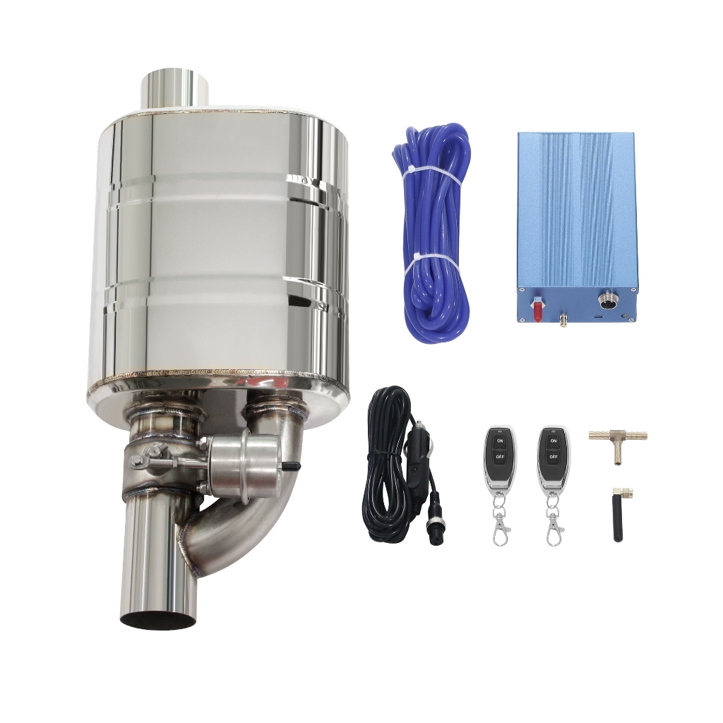 Valved Muffler Kit Performance Muffler with Valve Vacuum Pump Remote ...