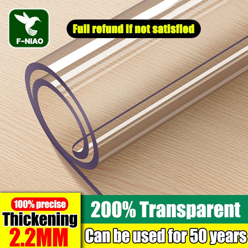 [100 years without yellowing]2.2MM 4/6/8/10 seater pvc plastic table ...