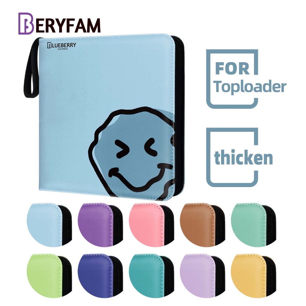 Blueberry Toploader Binder Album Premium Top Loader Storage 240Pocket ...