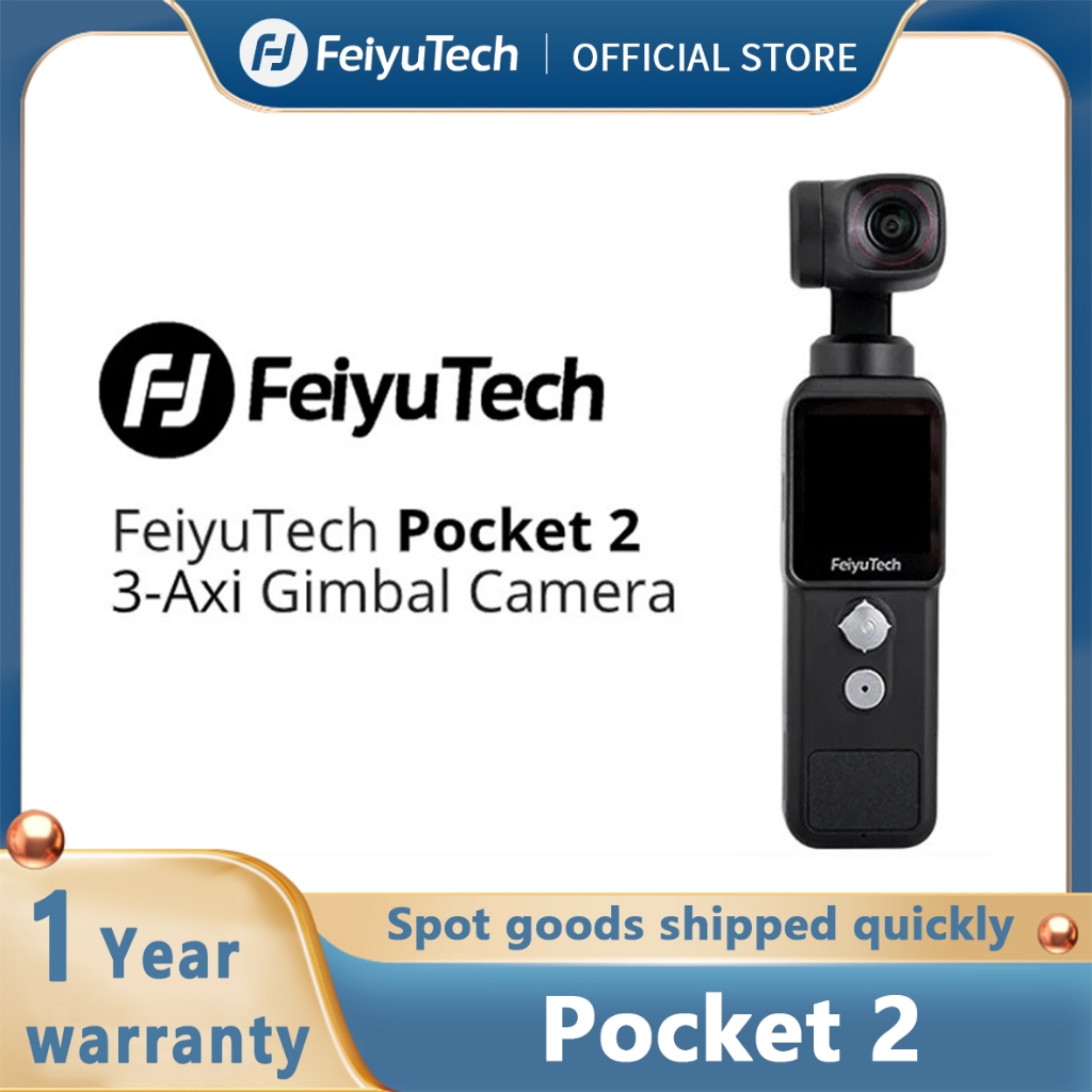 FeiyuTech official Pocket 2 Handheld 3-Axis Gimbal Stabilized 4K Video ...