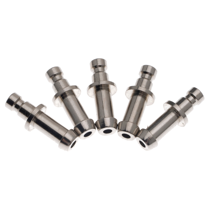 5pcs/bag Air Hose Tube Adapter Metal Piece Cone Connector Accessory Use ...