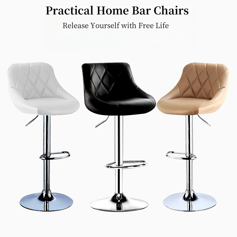 Bar stool Bar Chair 360 degrees free rotation adjustable stainless ...