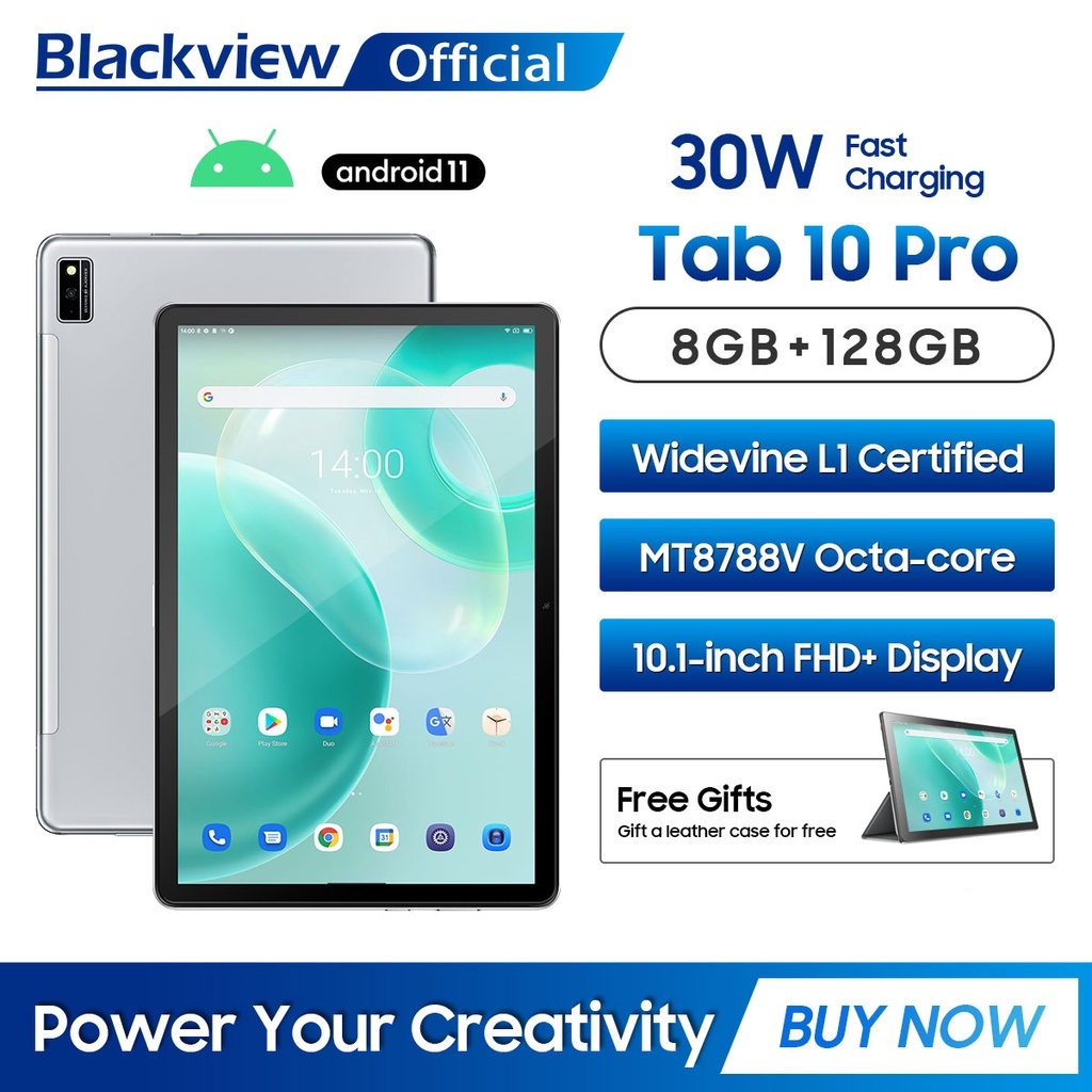 Blackview Tab 10 Pro 10.1Inch FHD+ Display 6580mAh Dual 4G Phone Call ...
