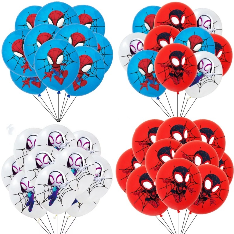 Spidey And His Amazing Friends 12 Inch Latex Balloons Spiderman ...