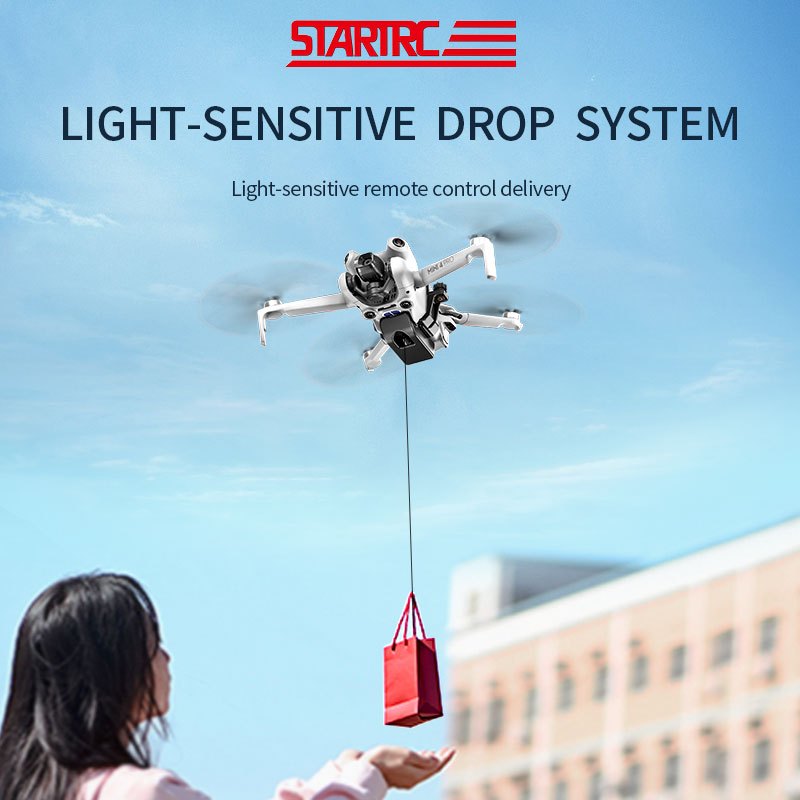 Startrc DJI Mini 4 Pro Drone Photosensitive Air Drop Air Drop Device Fishing Gift Rescue Air ...