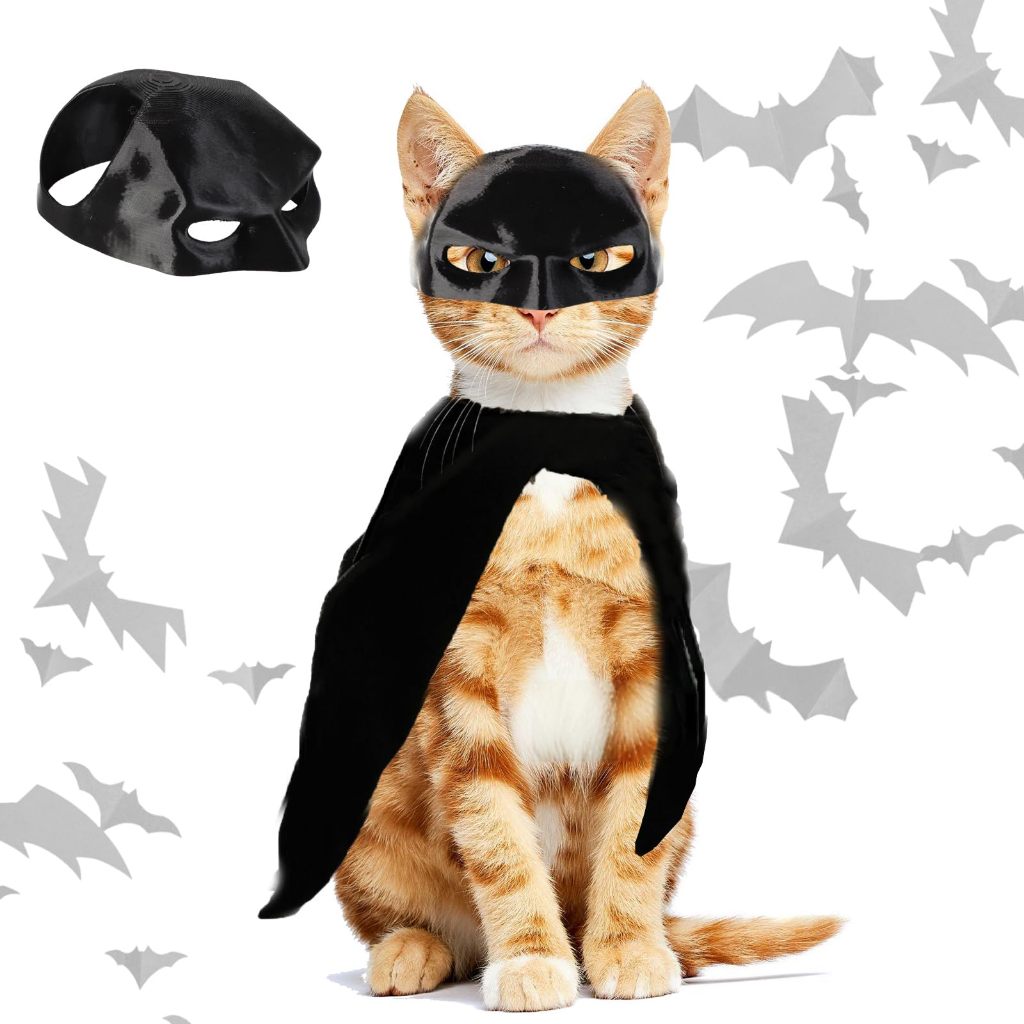 cat mask batman,Cat Batcat Avenger Mask + Cape, Cat Cape, Batcat ...