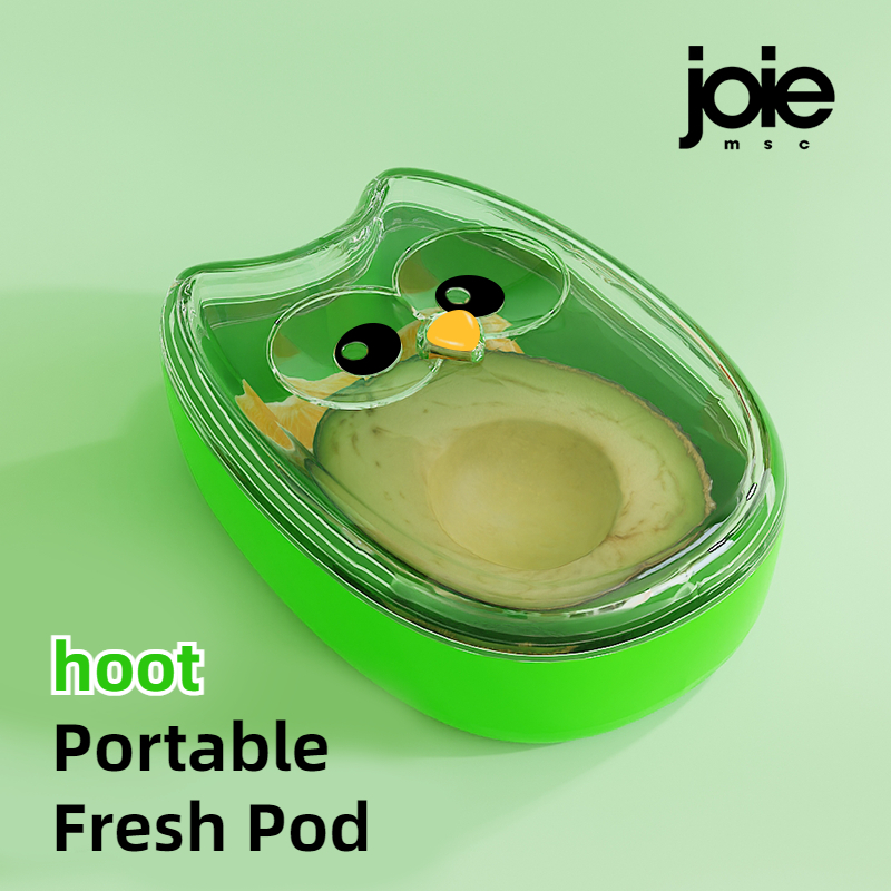 Joie Hoot Fresh Pod Portable Lunch Box Owl Fruit Snack Container Bento ...