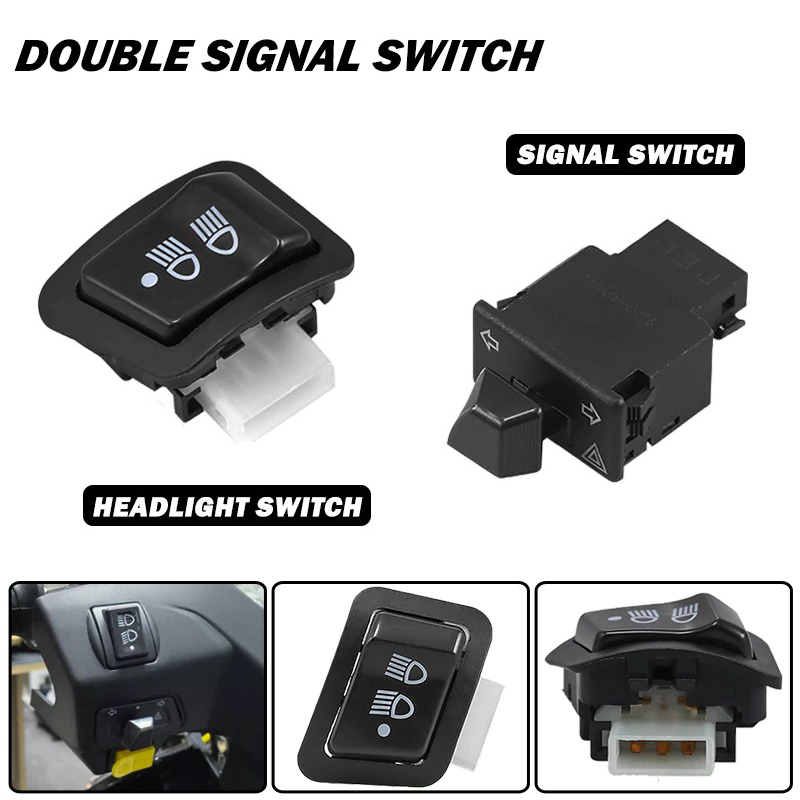 3 Pins Double Signal Switch Handle Honda Wave110 Dash2 Future125 Handle ...