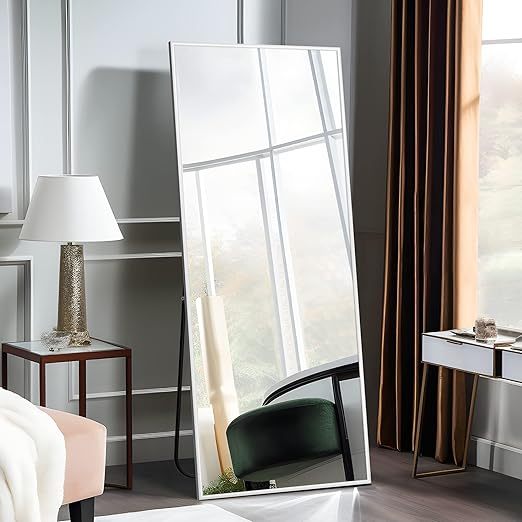MALAYSIA STOCK Standing Long Mirror Home decor Full-length mirror ...