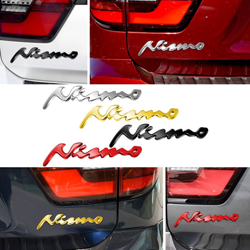 Car Exterior Decor 3D Metal Sticker Nismo Emblem Car Fender Side Rear ...