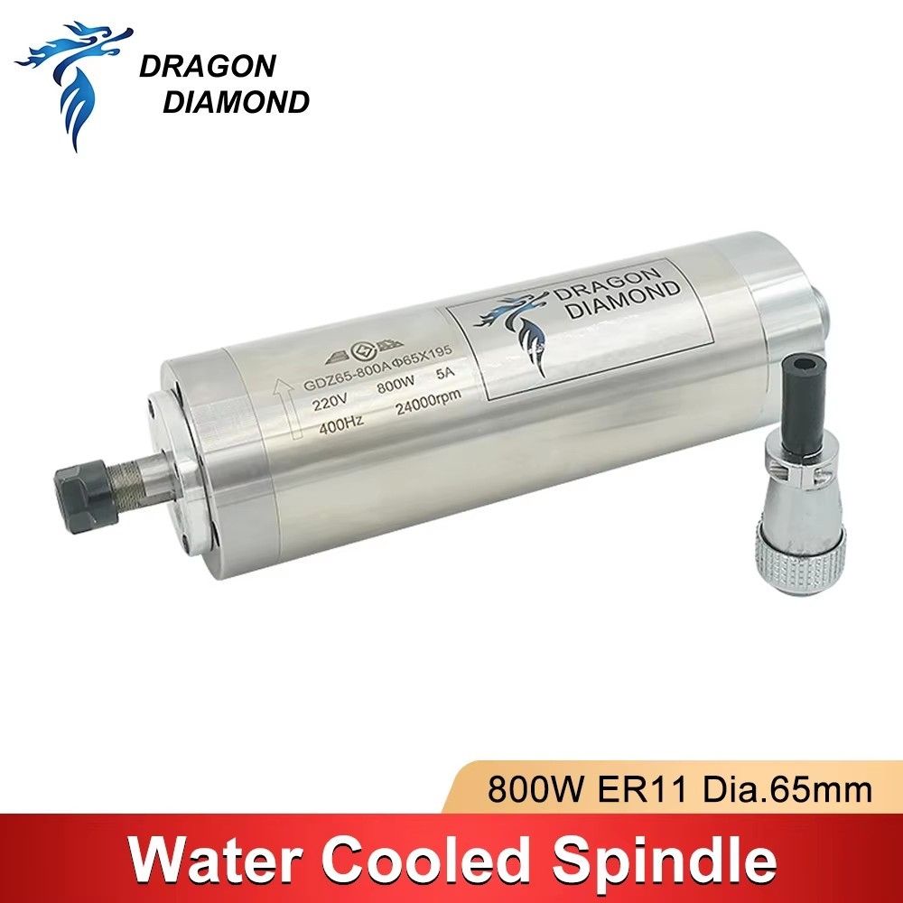 Dragon Diamond 220V 800W 1.5KW 2.2KW 3KW CNC water Cooled Spindle Motor ...