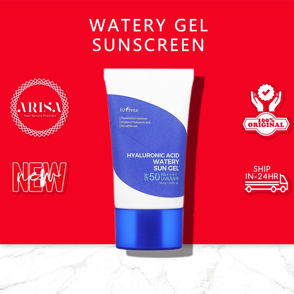 Korea Isntree Sunscreen 50ml, Isntree Hyaluronic Acid Watery Sun Gel ...