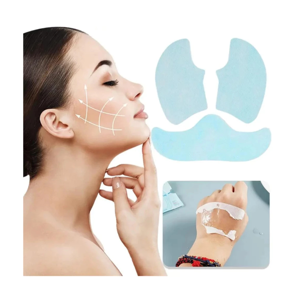 4 set / 12 pcs Nano Collagen Instant Serum Sticker Water Soluble Masks ...
