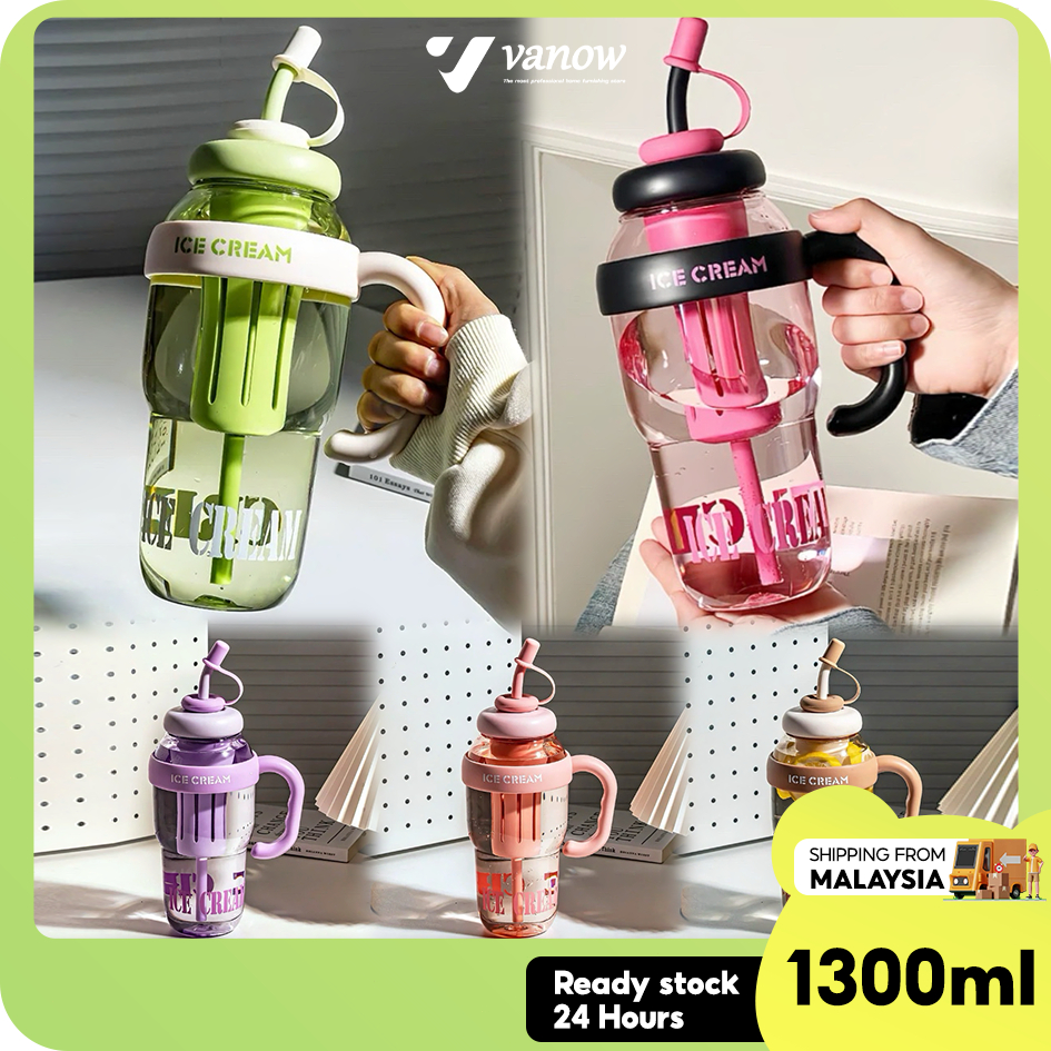 𝐯𝐚𝐧𝐨𝐰[🇲🇾24h] Ins Style Water Cup High-looking straw kettle cute sports ...