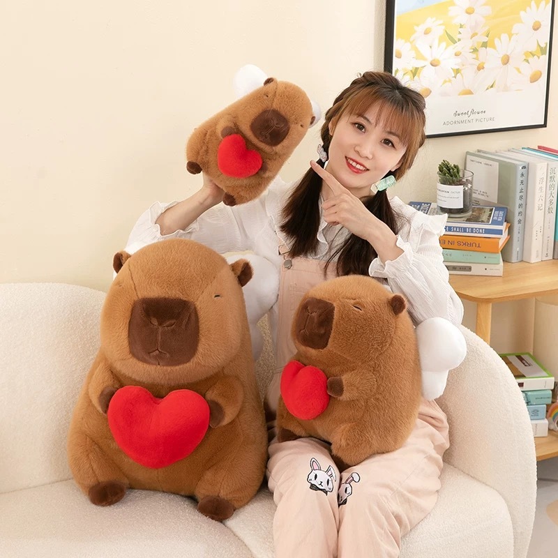 New Angel Capybara plushie Cute Capybara plush toy doll Lovely Angel ...
