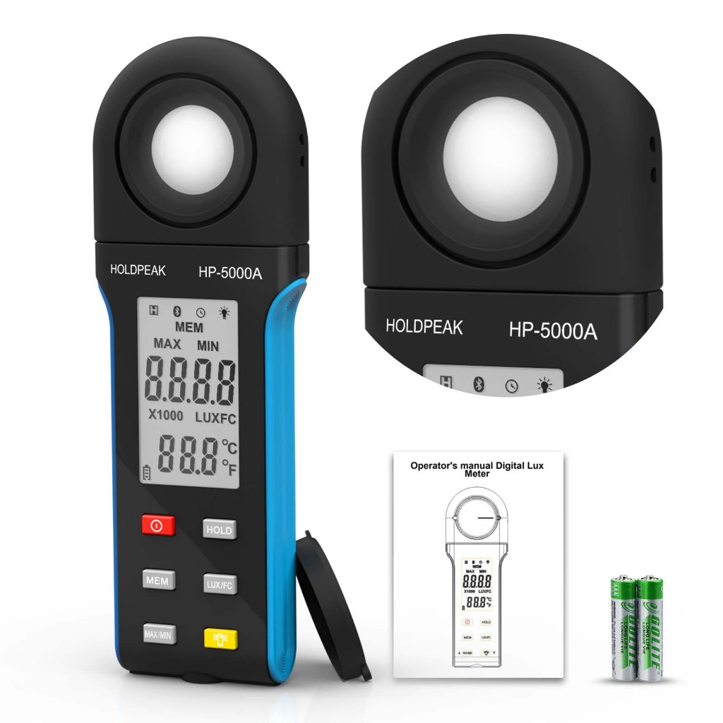 Handheld Digital Luxmeter Light Meter Lux/FC Meter Luminometer ...