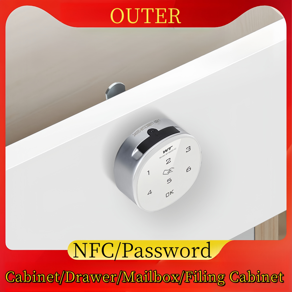 Letterbox Digital Lock NFC WT Letterbox Lock, Suitable for HDB Mailbox ...
