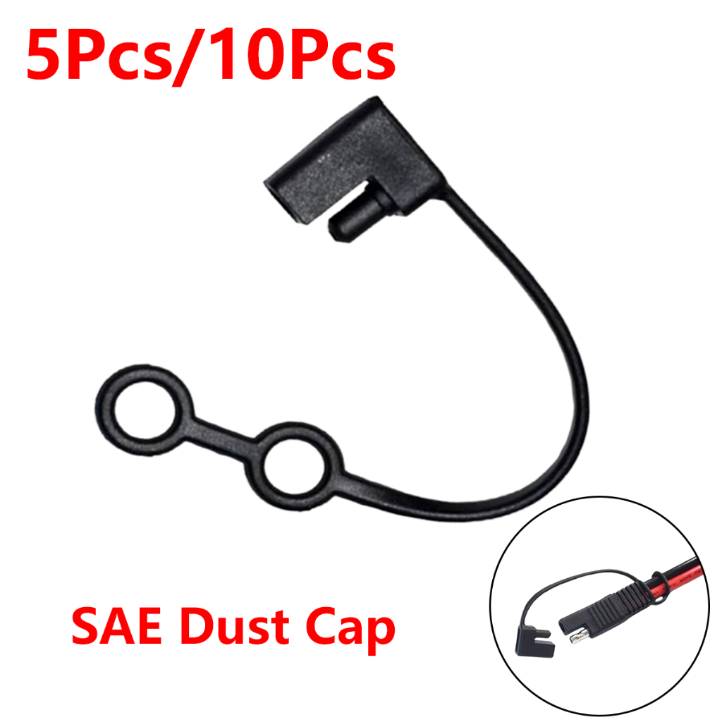 5Pcs/10Pcs SAE Dust Cap Adapter Charger Cable Connector Waterproof ...