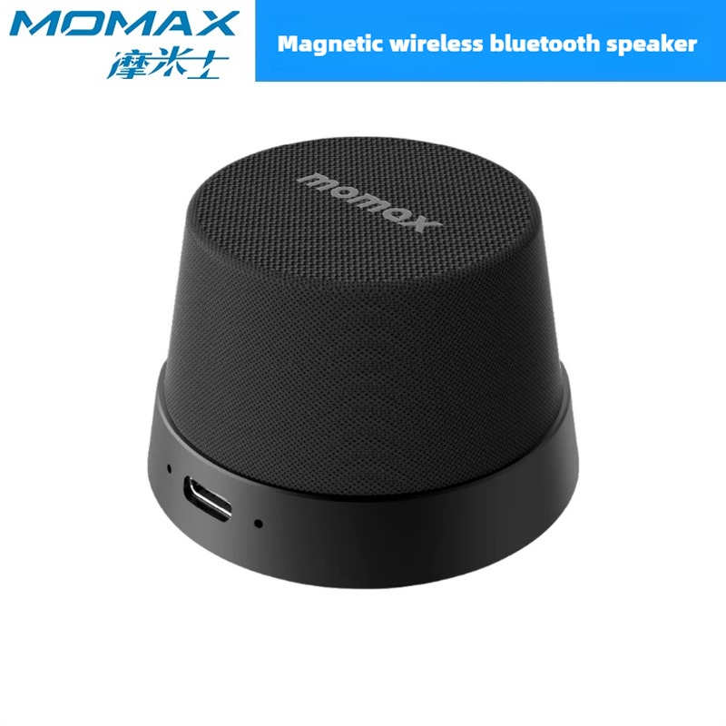 MOMAX 1-Vibe Go Smart Bluetooth Speaker Portable Magnetic Mini Speaker ...