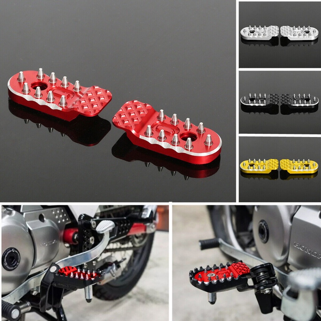 Spiked Front Footrest Off-Road Foot Pegs For Honda CT125 Trail 125 ...