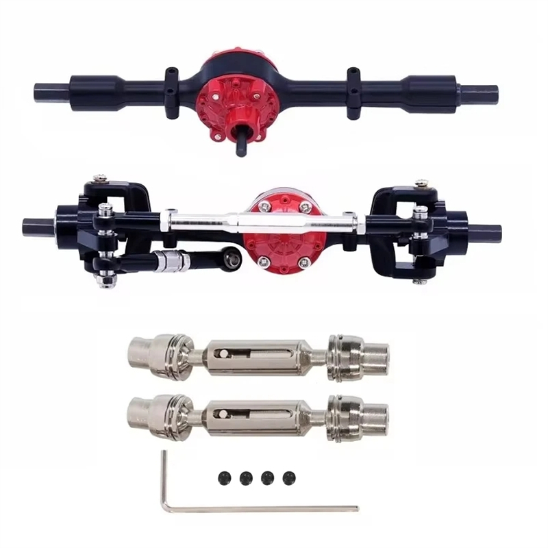 For WPL 1/16 C14 C24 B14 B24 B16 B36 RC Car Metal Front Axle Assembly ...