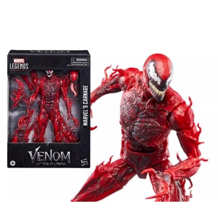 Hasbro US version 1/12 ML Venom Carnage Deluxe Carnage Action Figure ...