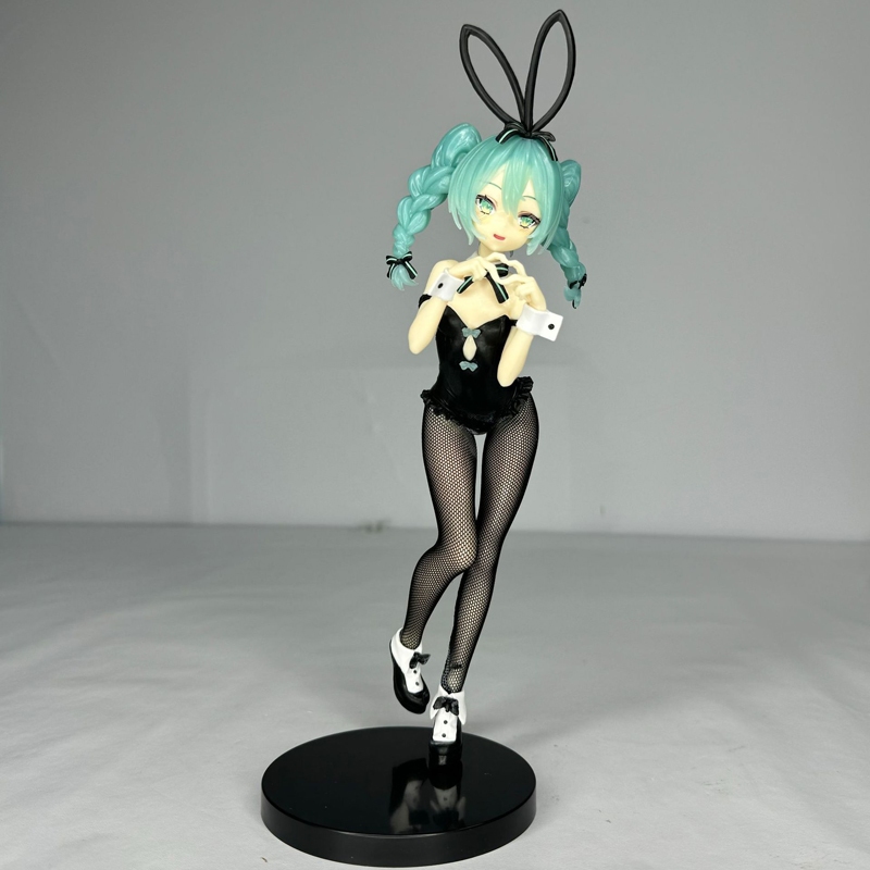 28cm Anime Hatsune Miku Bunny Girl Figure Anime Peripheral Collectible ...