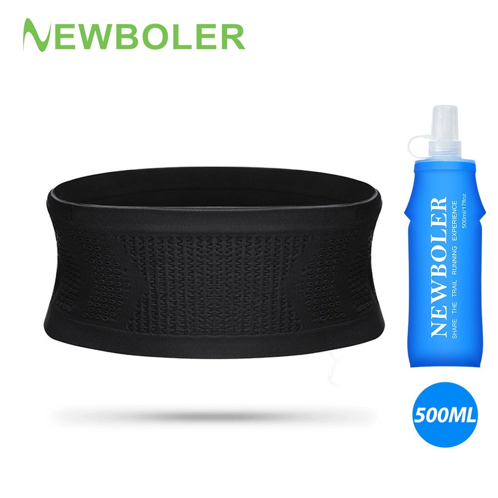 NEWBOLER Outdoor Running Belt With Soft Water Bottle Running Bag Female ...