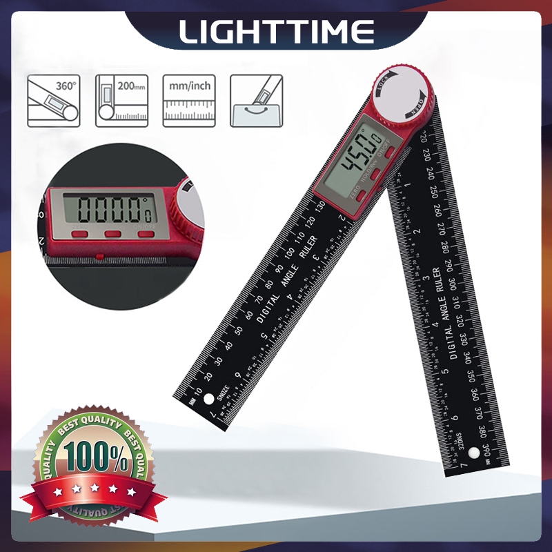 360 ° Dual Function Professional Digital Angle Gauge High Precision ...